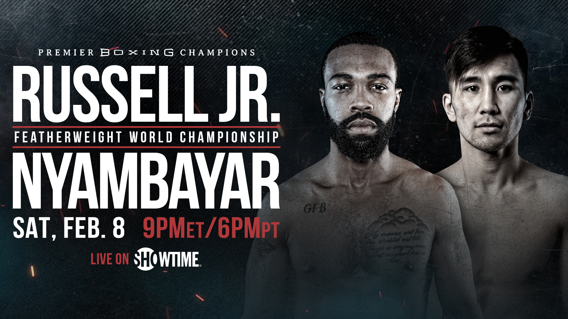 Russell Jr Set To Face Nyambayar On February 8