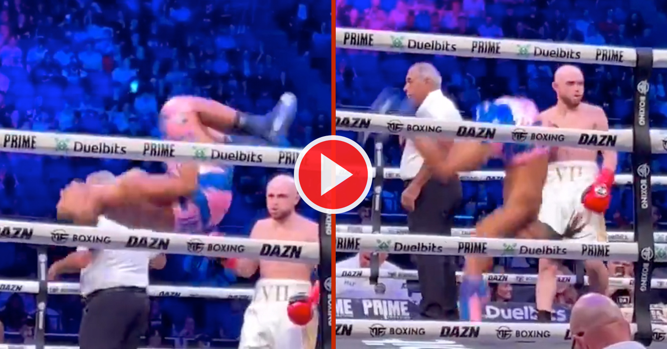 Backflip Celebration Goes Terribly Wrong On KSI Fight Card