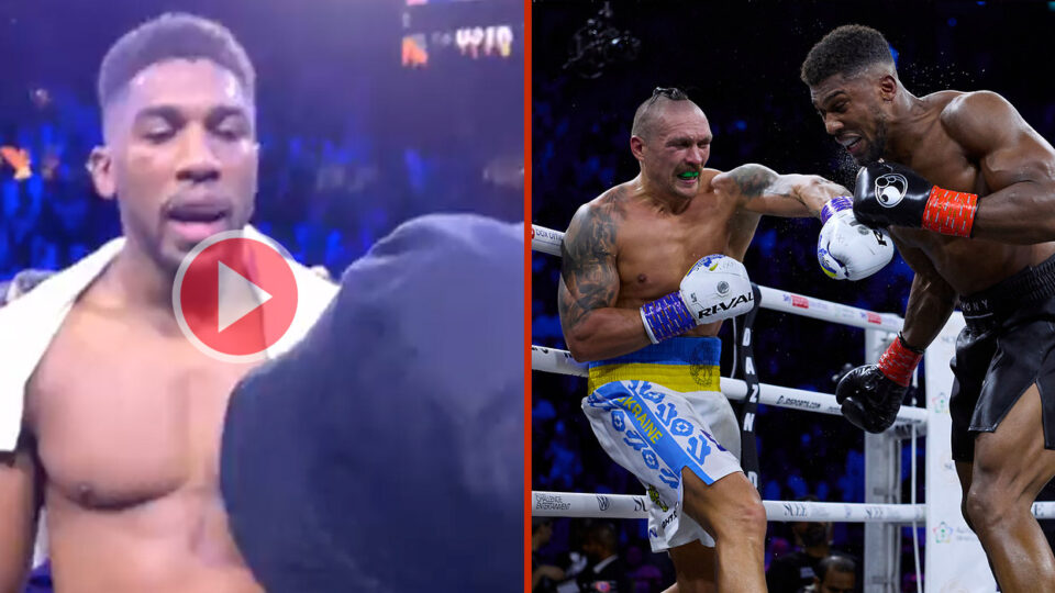 Joshua Snaps At Lomachencho In The Ring After Usyk Defeat: "F**k That ...
