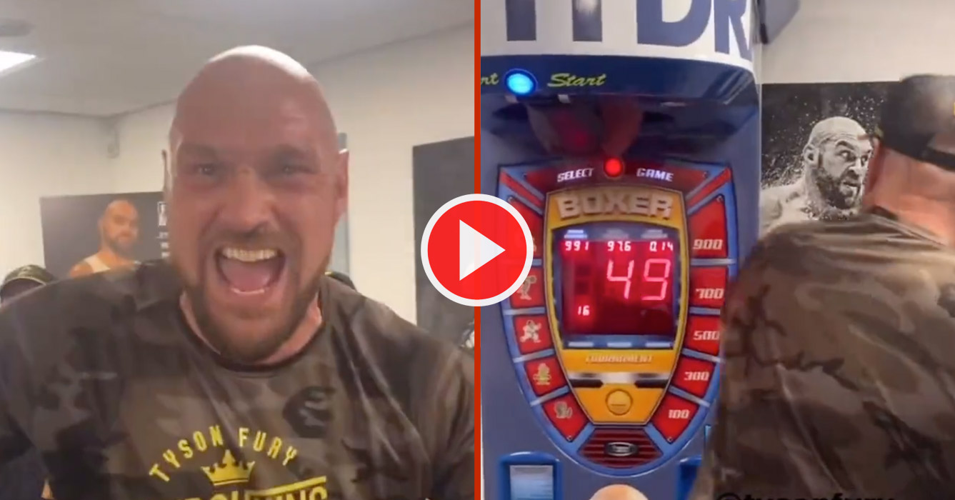Record Breaking Power? Tyson Fury Takes On The Punch Machine