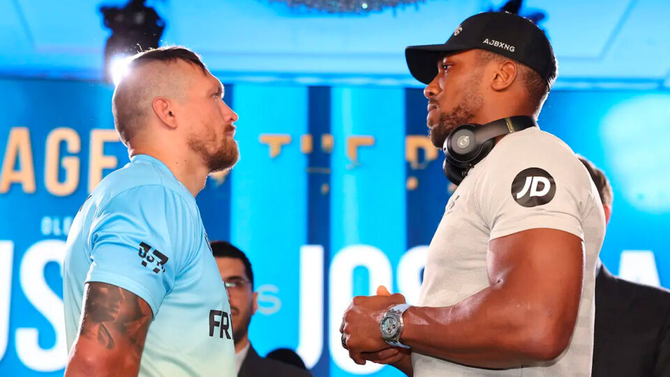Usyk Reveals What He Saw In Joshua At Pre-Fight Face Off