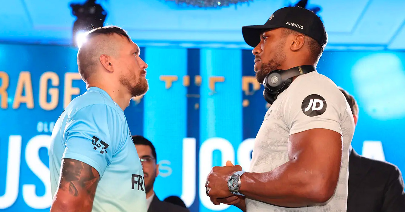 Usyk Reveals What He Saw In Joshua At Pre-Fight Face Off