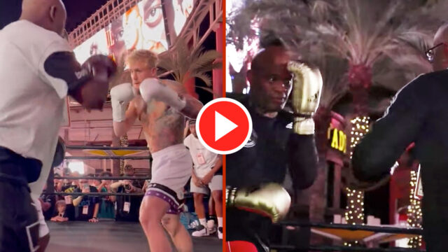 Both Jake Paul And Anderson Silva Look Sharp At Open Workout