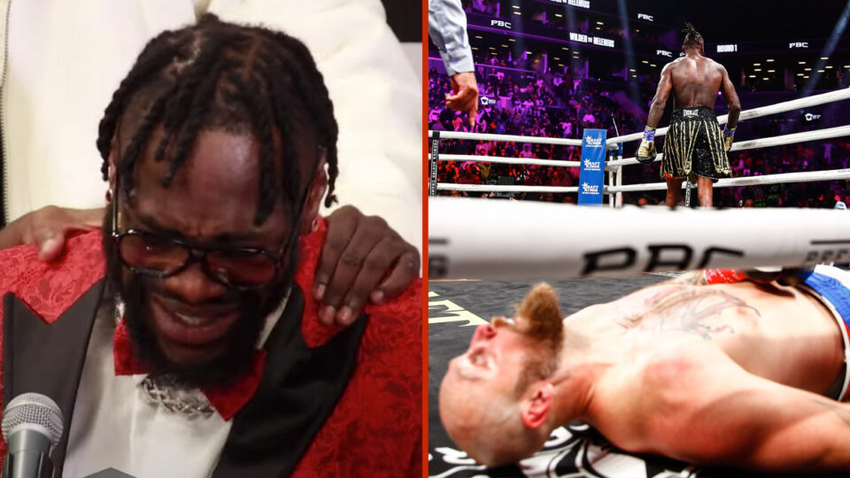 Deontay Wilder Breaks Down Crying In Emotional Post Fight Press Conference
