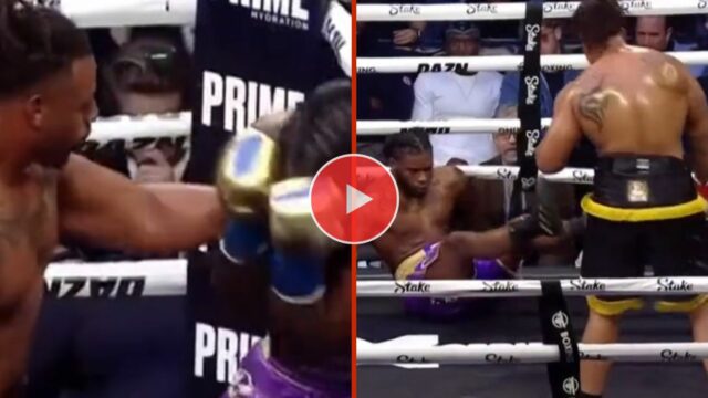 Rahman Jr Dropped And Beaten By Greg Hardy In Four Round Thriller