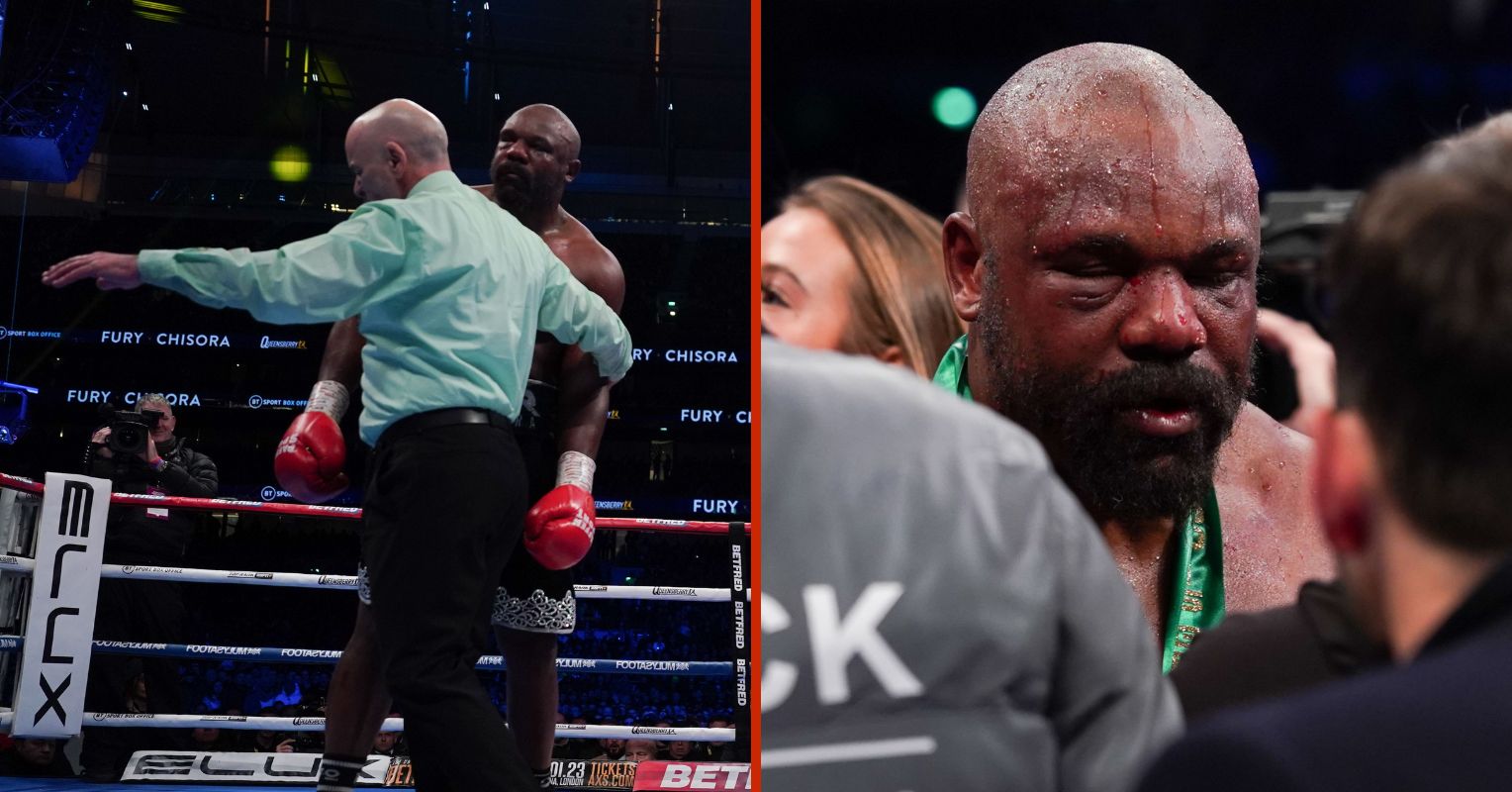 Derek Chisora Reveals Ref’s Words Before Fury Stoppage