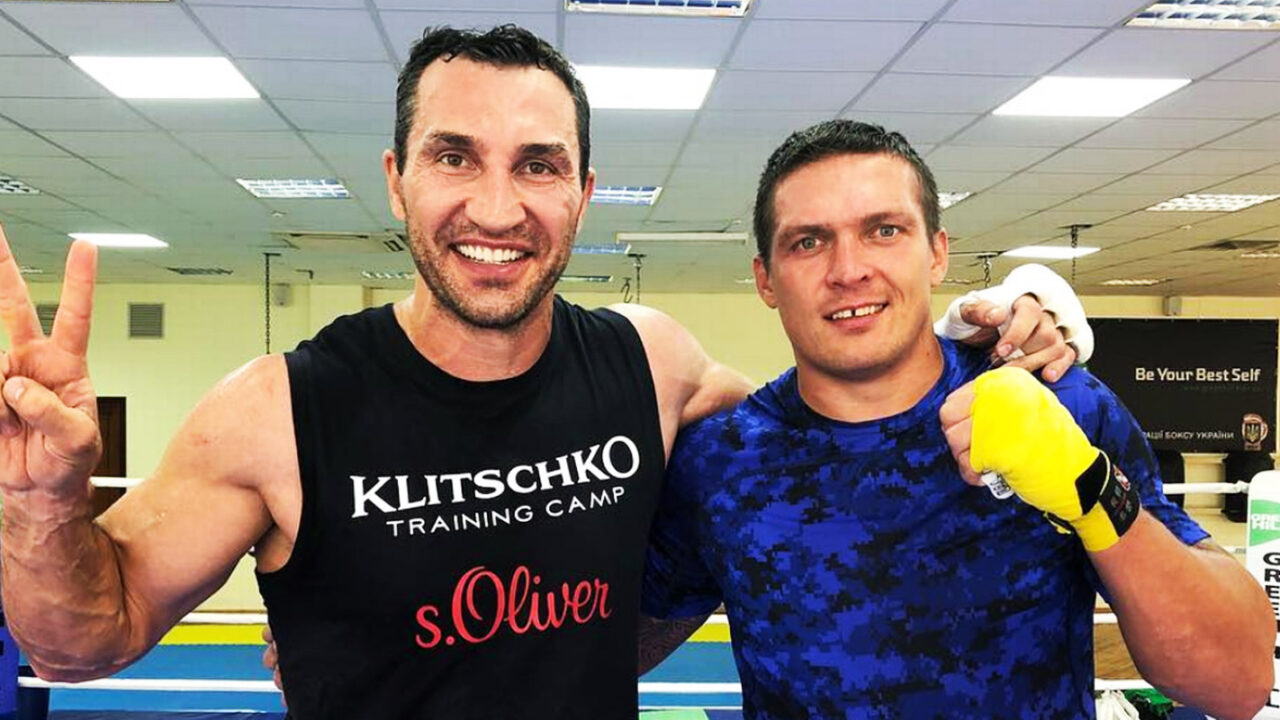 Usyk Gets Advice From Klitschko Brothers Ahead Of Tyson Fury Fight