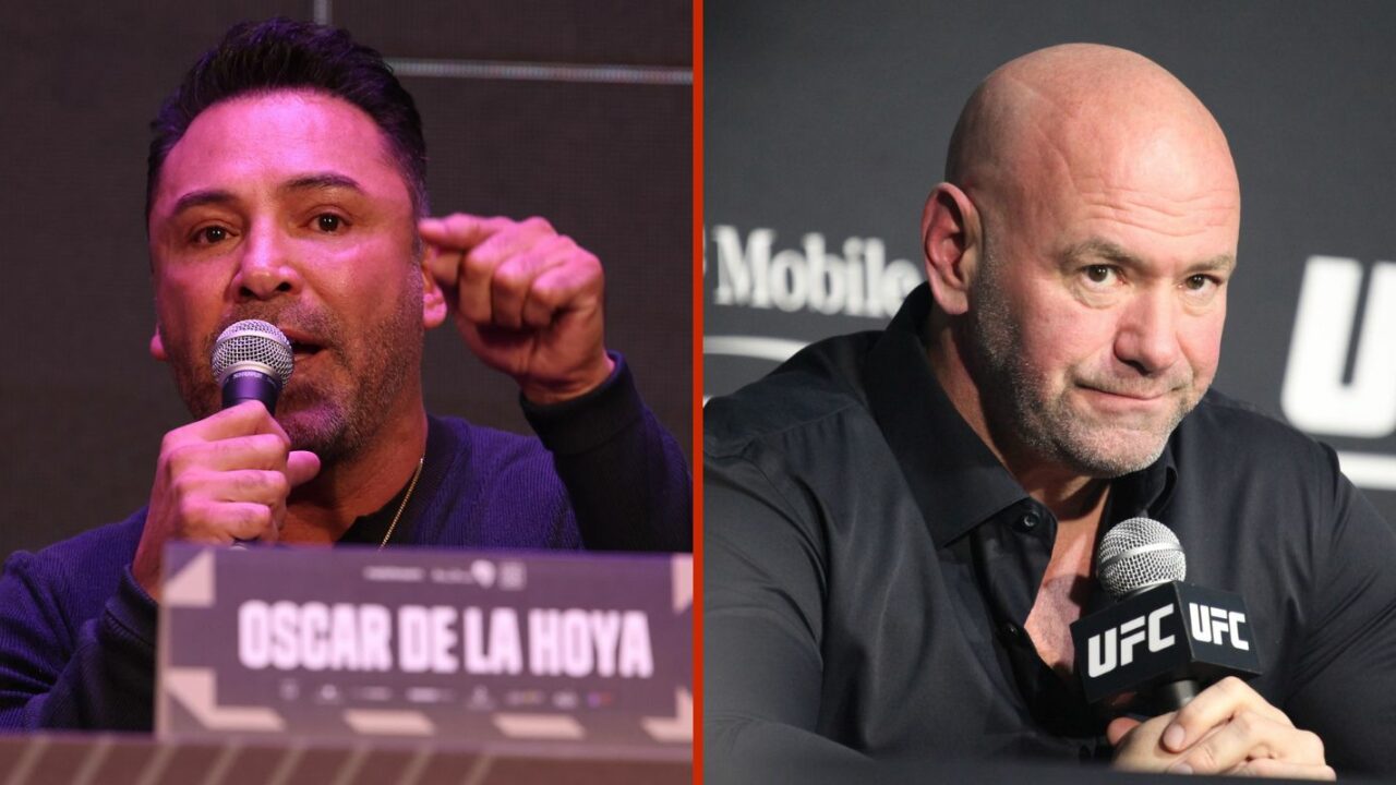 Oscar De La Hoya Slams Dana White For Hitting His Wife