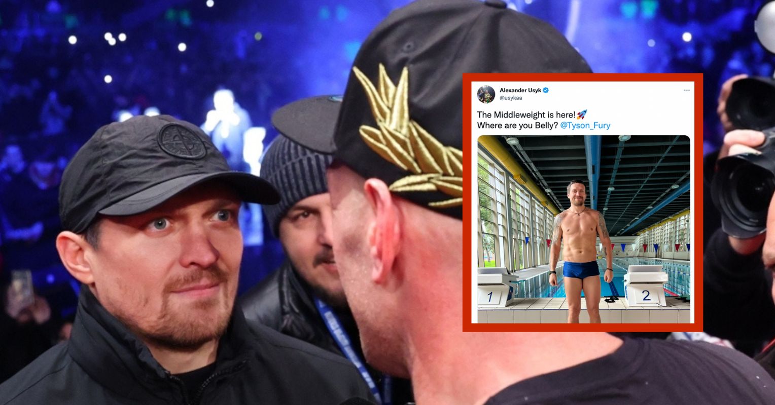 Usyk Mocks Tyson Fury Again And Shows Off Lean 'Middleweight' Physique