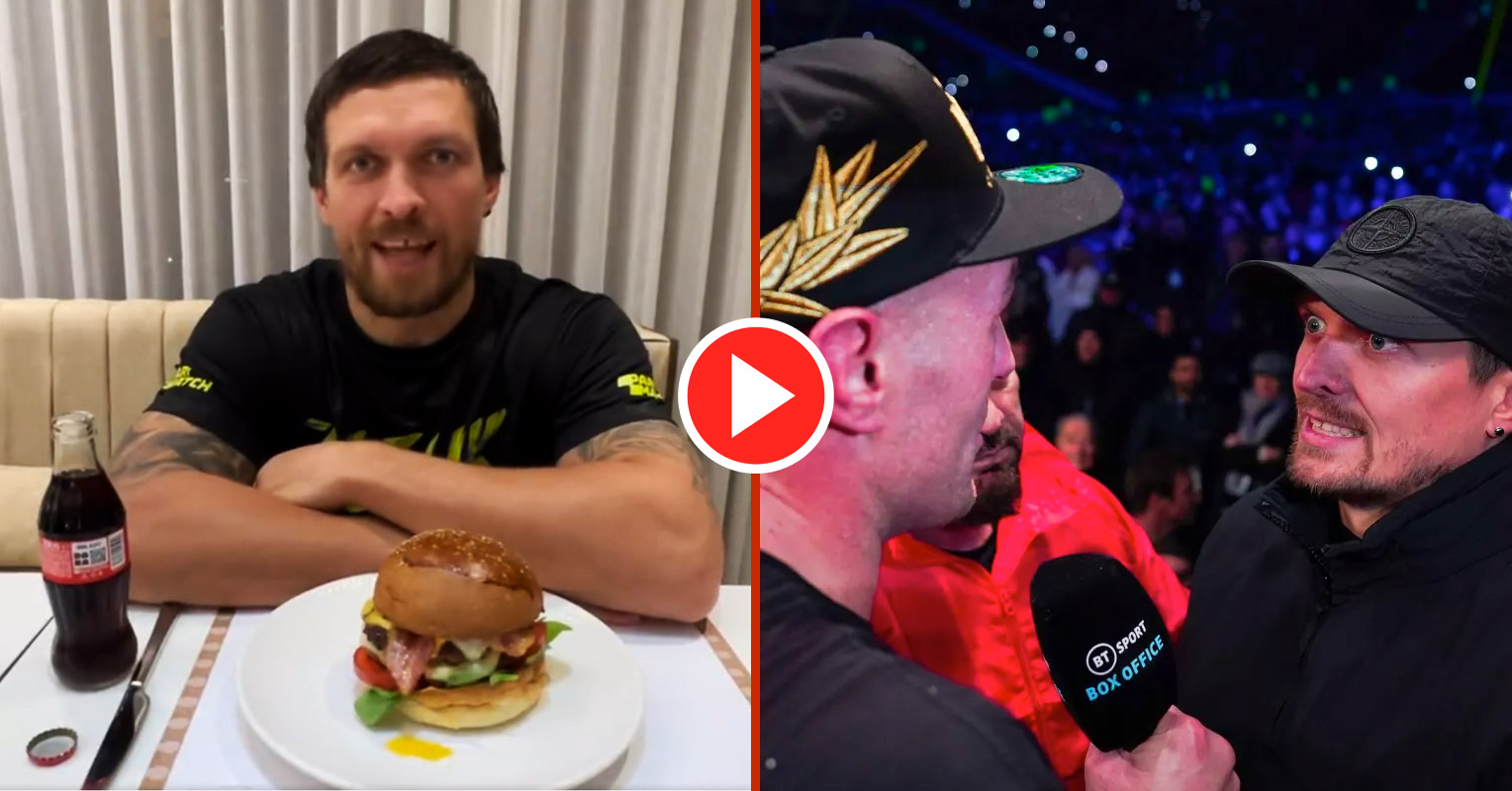 Usyk Wants To Eat Tyson Fury: "Yum Yum Yum"