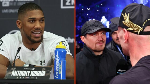 Anthony Joshua Sends Message To 'Blessed' Fury And Usyk