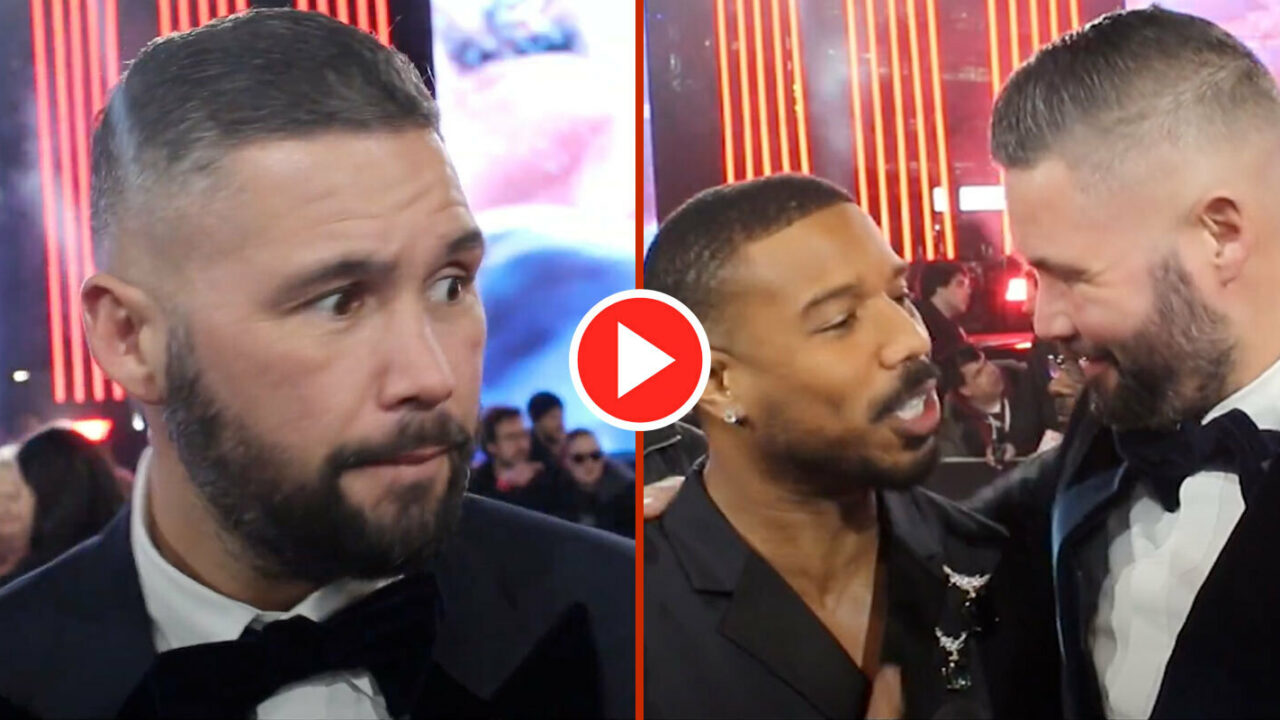 Tony Bellew Interview Interrupted By Michael B Jordan At Creed 3 Premiere