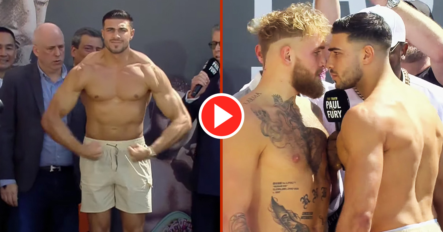 Jake Paul vs Tommy Fury Weigh-In Results And Intense Final Face Off
