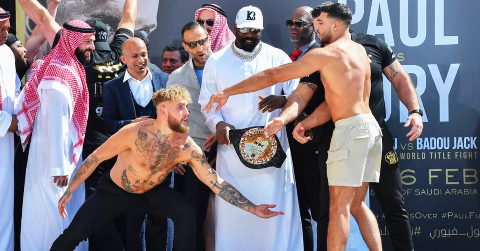 Jake Paul Reveals Hilarious Reason Tommy Fury Pushed Him At Face Off