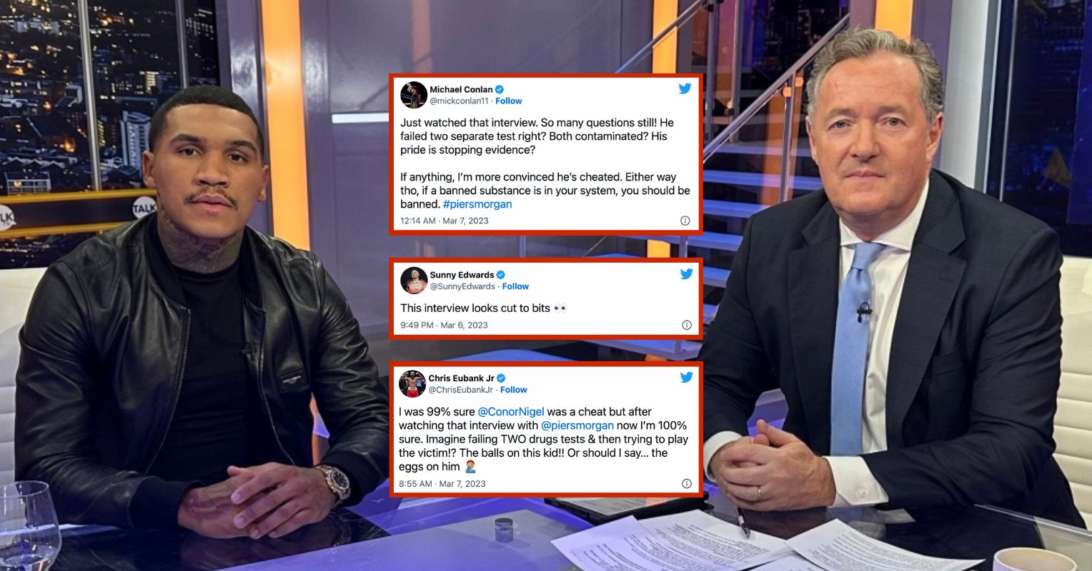 Boxing World Reacts To Conor Benn's Interview With Piers Morgan