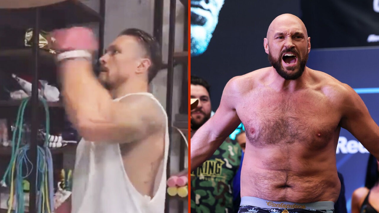 Usyk Looks 'Bulky' In Training Clip After Hinting At Weight Gain For Fury