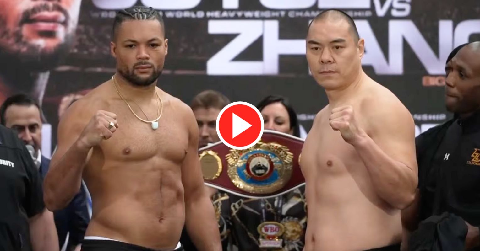 Joe Joyce vs Zhilei Zhang Weigh In: The Juggernaut Surprises On The Scales Joe Joyce vs Zhilei Zhang Weigh In: The Juggernaut Surprises On The Scales