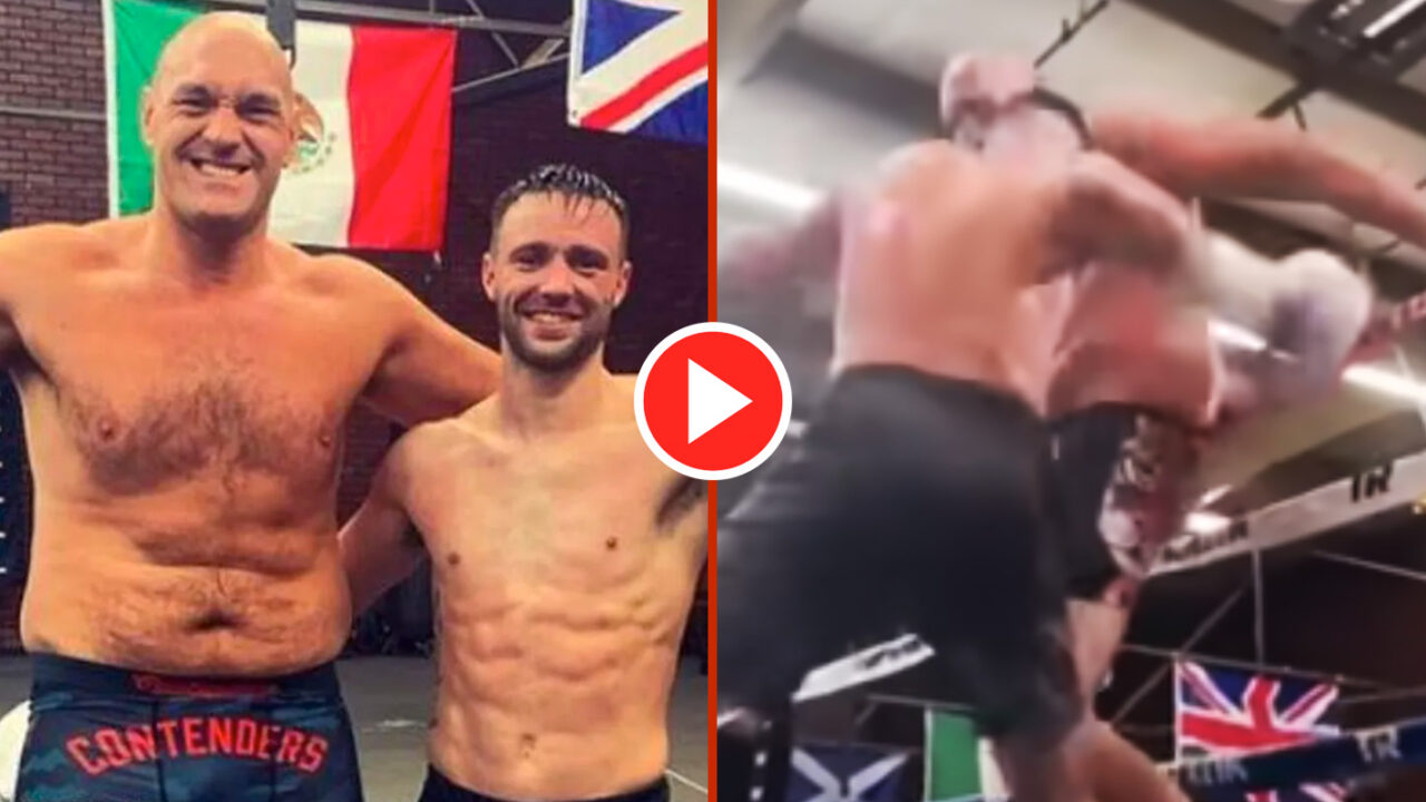 Footage Shows Tyson Fury Getting Pummelled By Josh Taylor Body Shots