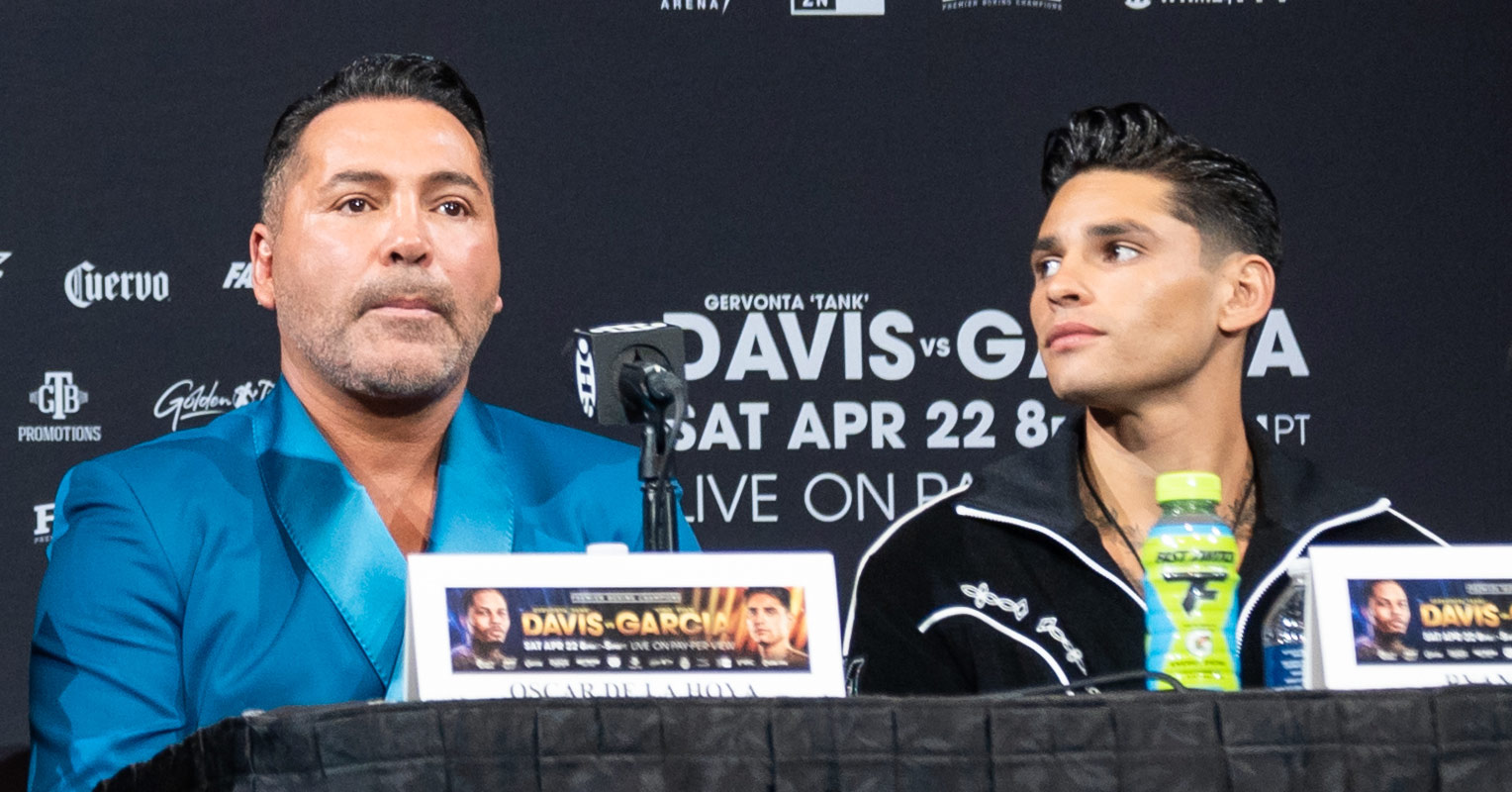 Ryan Garcia Shoots Down Oscar De La Hoya's Plans: "I Haven't Talked To Anyone"