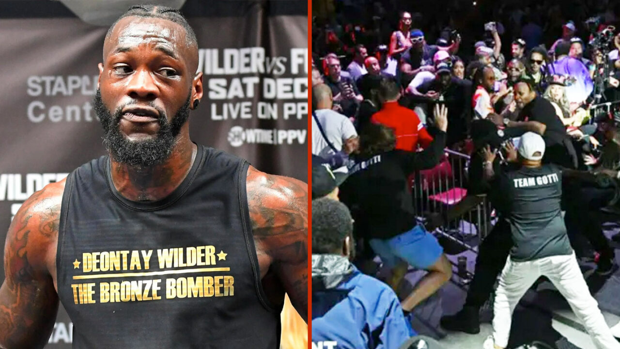 Deontay Wilder Reacts To Wild Riot At Floyd Mayweather Exhibition: "It ...