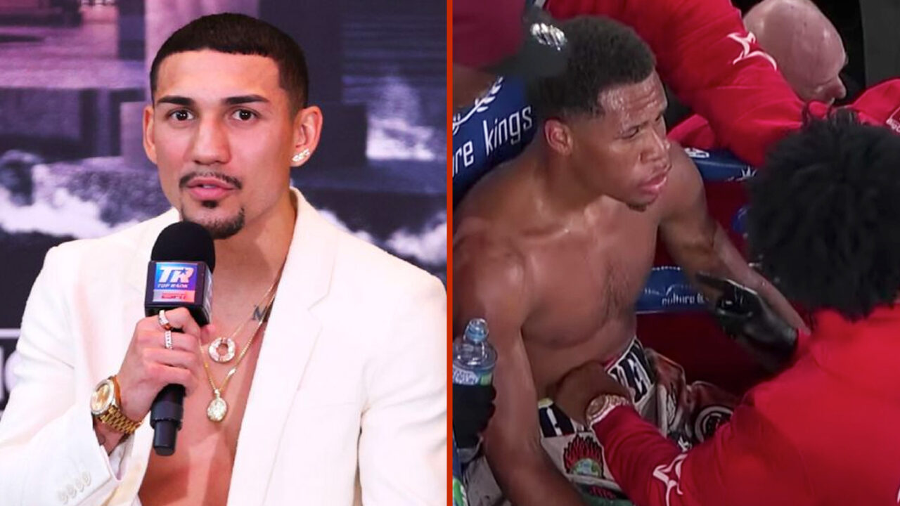 Teofimo Lopez Ridicules Devin Haney For Corner Footage During Lomachenko Fight