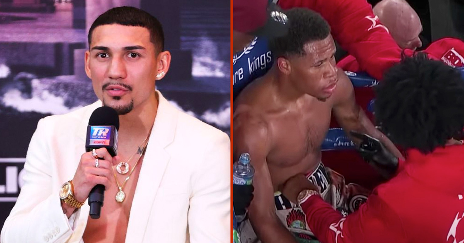 Teofimo Lopez Ridicules Devin Haney For Corner Footage During Lomachenko Fight