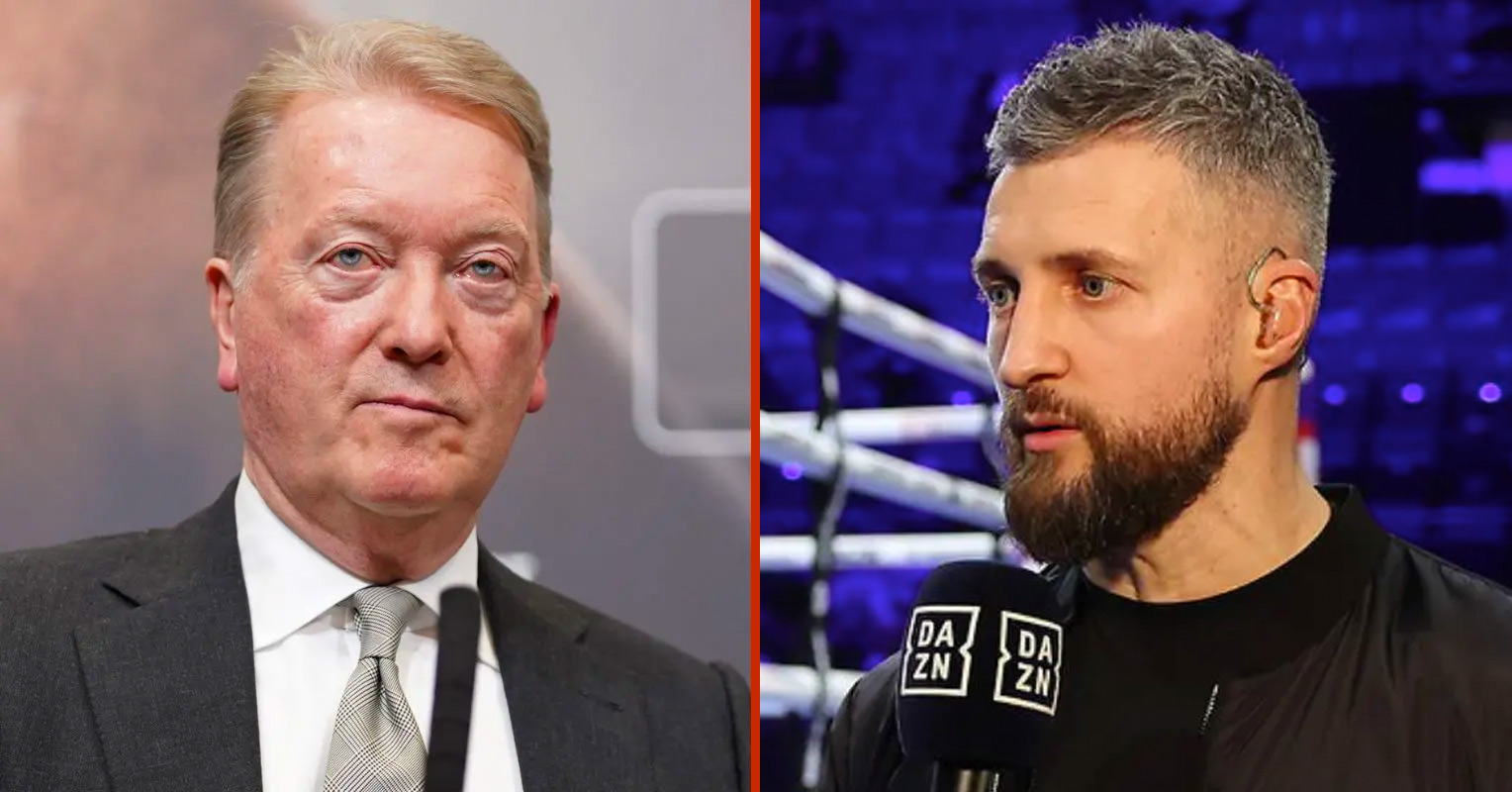 Frank Warren Tells Carl Froch To Sue Him Over Joe Calzaghe Accusations Frank Warren Tells Carl Froch To Sue Him Over Joe Calzaghe Accusations