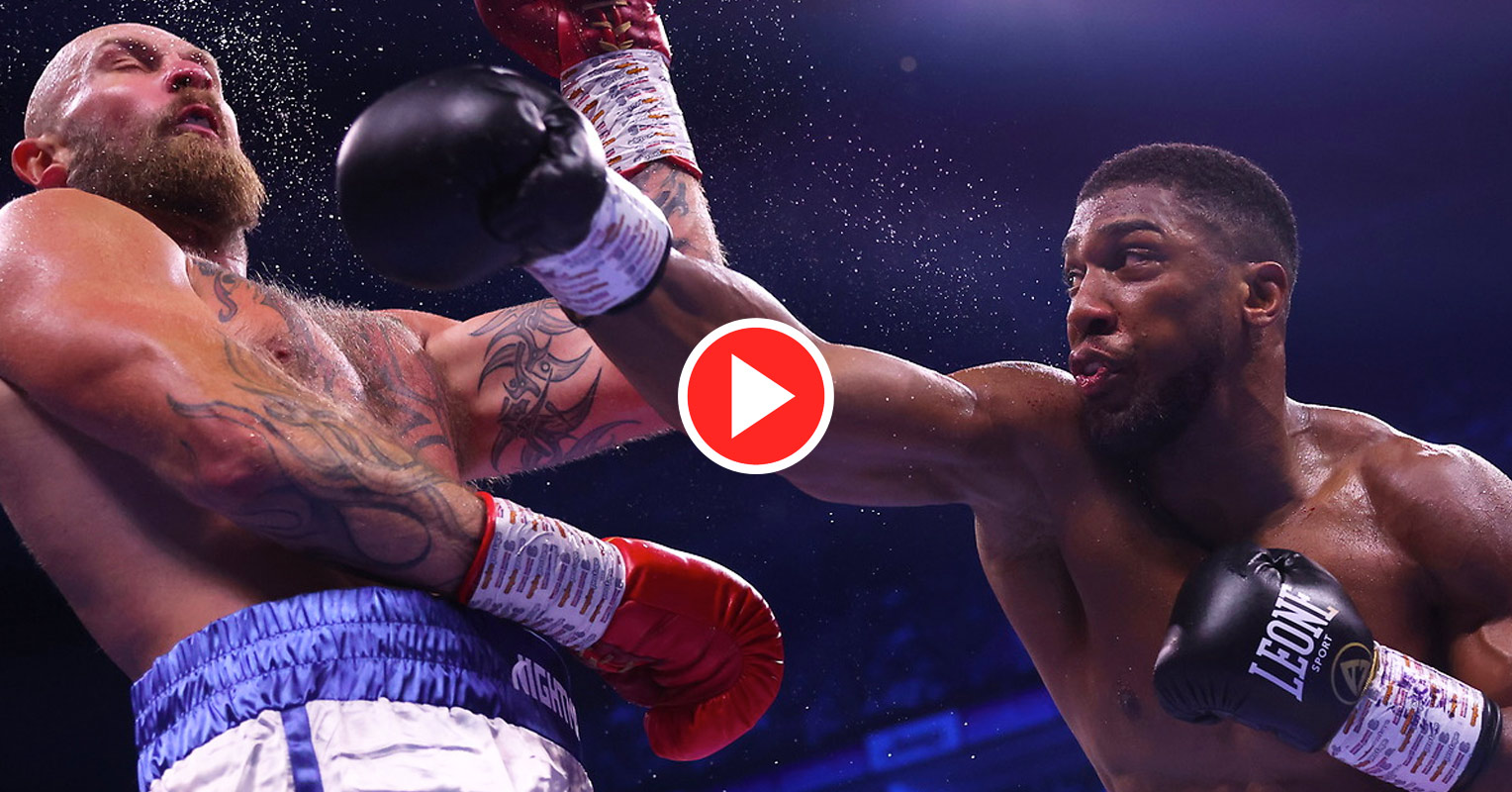 Anthony Joshua Knocks Robert Helenius Out Cold To Set Up Deontay Wilder Fight
