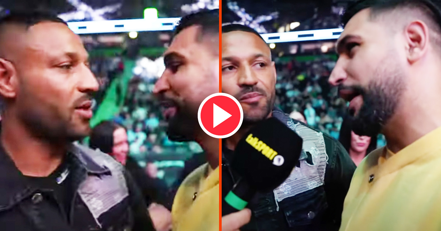 Kell Brook And Amir Khan Come Face To Face For First Time Since ...
