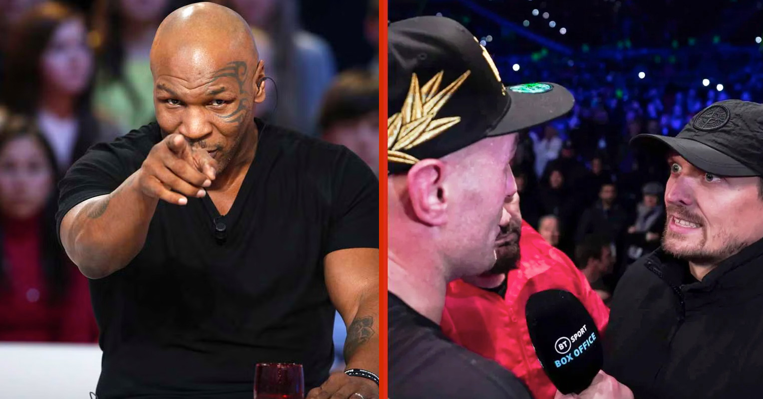 Mike Tyson Predicts Tyson Fury-Oleksandr Usyk As Undisputed Fight ...