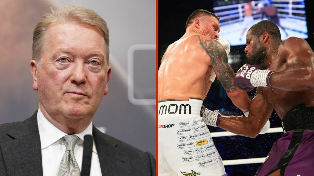 Frank Warren Refuses To Accept WBA Usyk-Dubois Low Blow Verdict