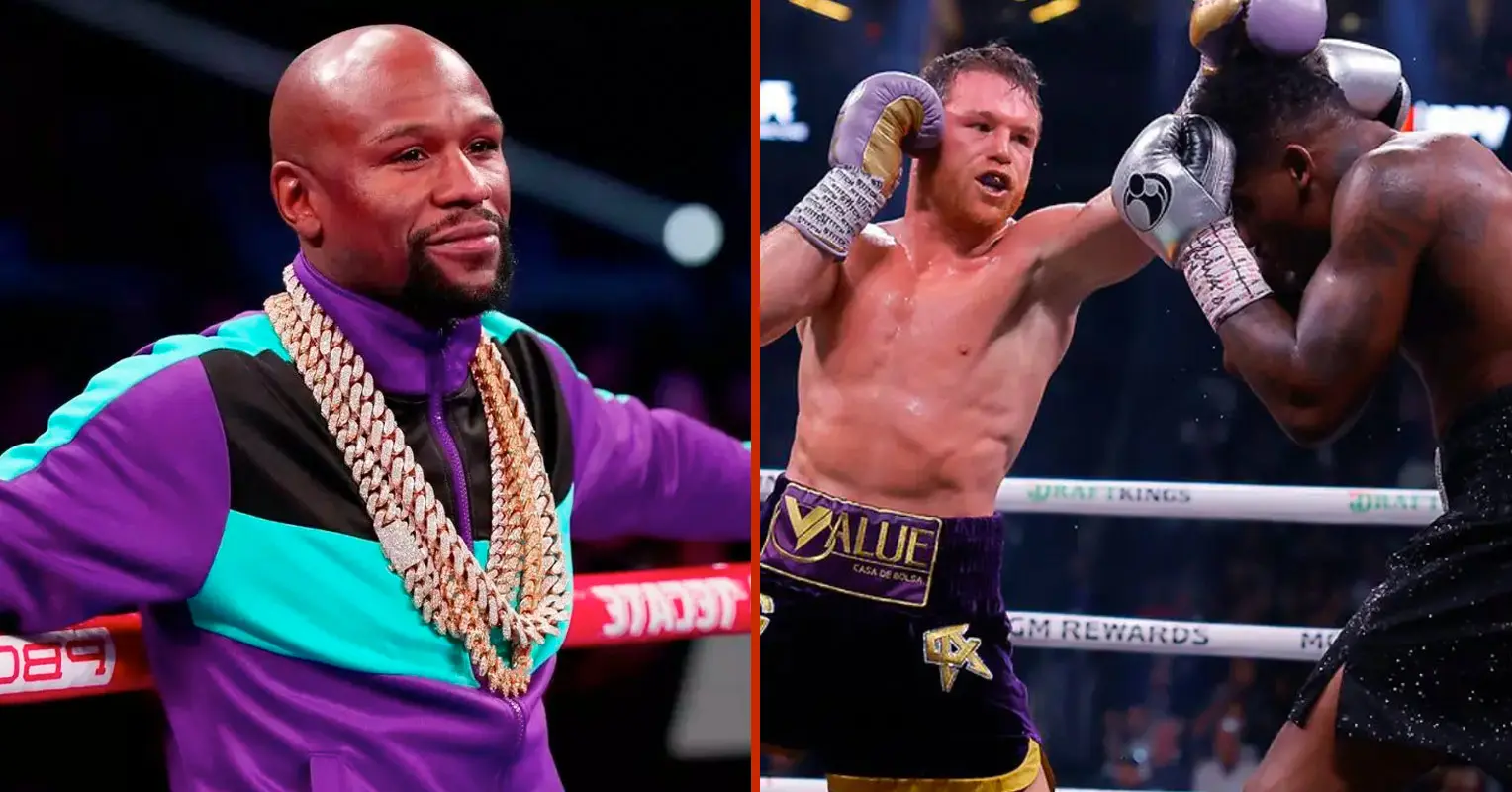 Floyd Mayweather Reacts To Canelo's Performance Against Jermell Charlo