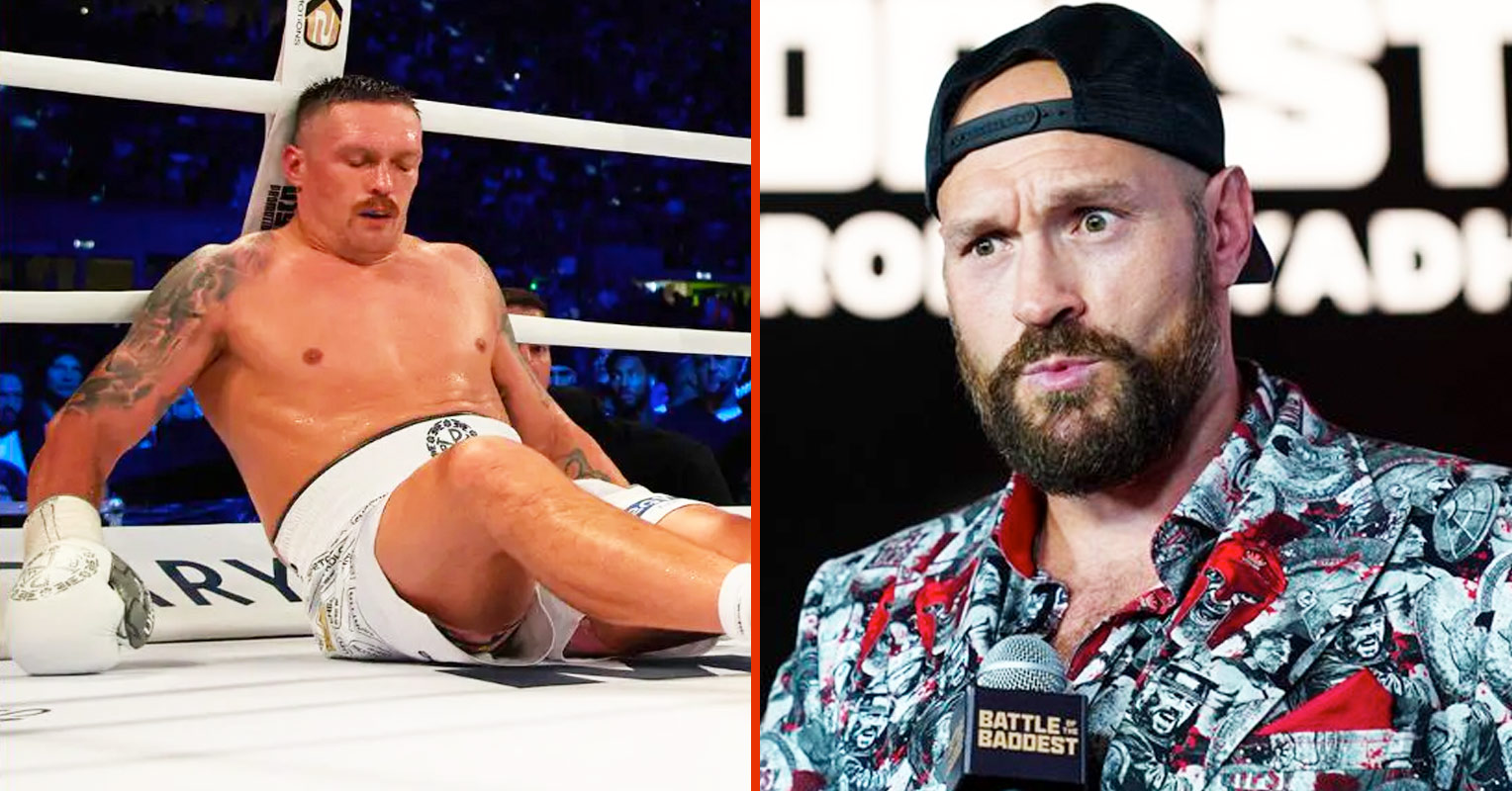 Tyson Fury Reacts To Oleksandr Usyk Being "Knocked Out In Sparring"