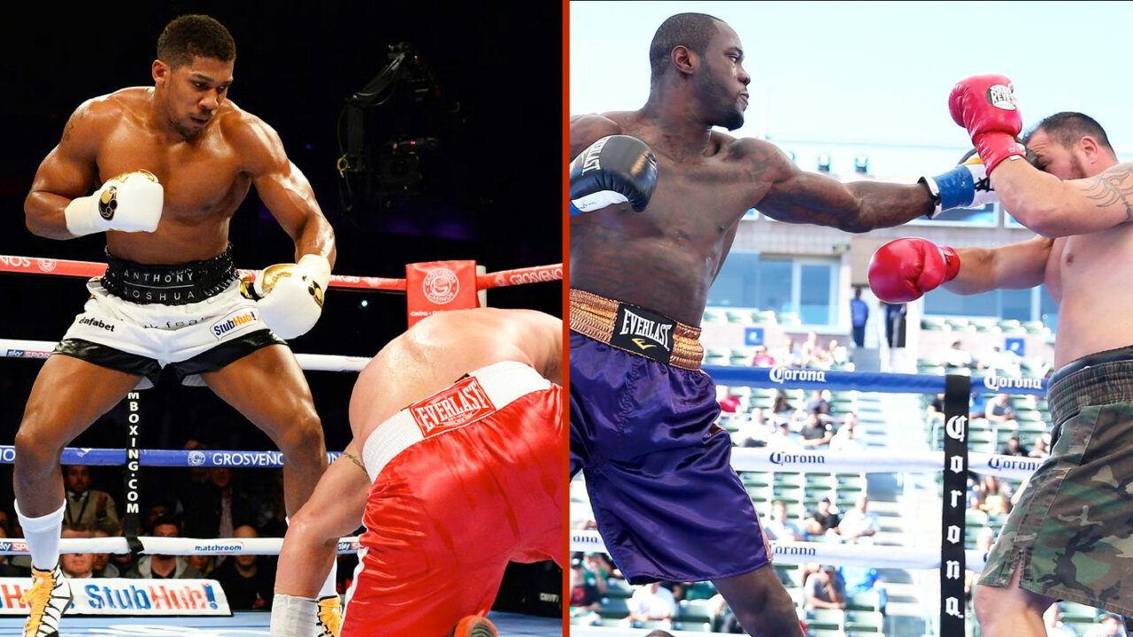 Heavyweight Who Fought Both Joshua And Wilder Makes Surprising Power ...