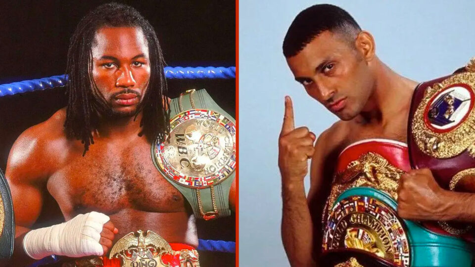 Naseem Hamed Tells Heavyweight Champion To His Face That Lennox Lewis ...