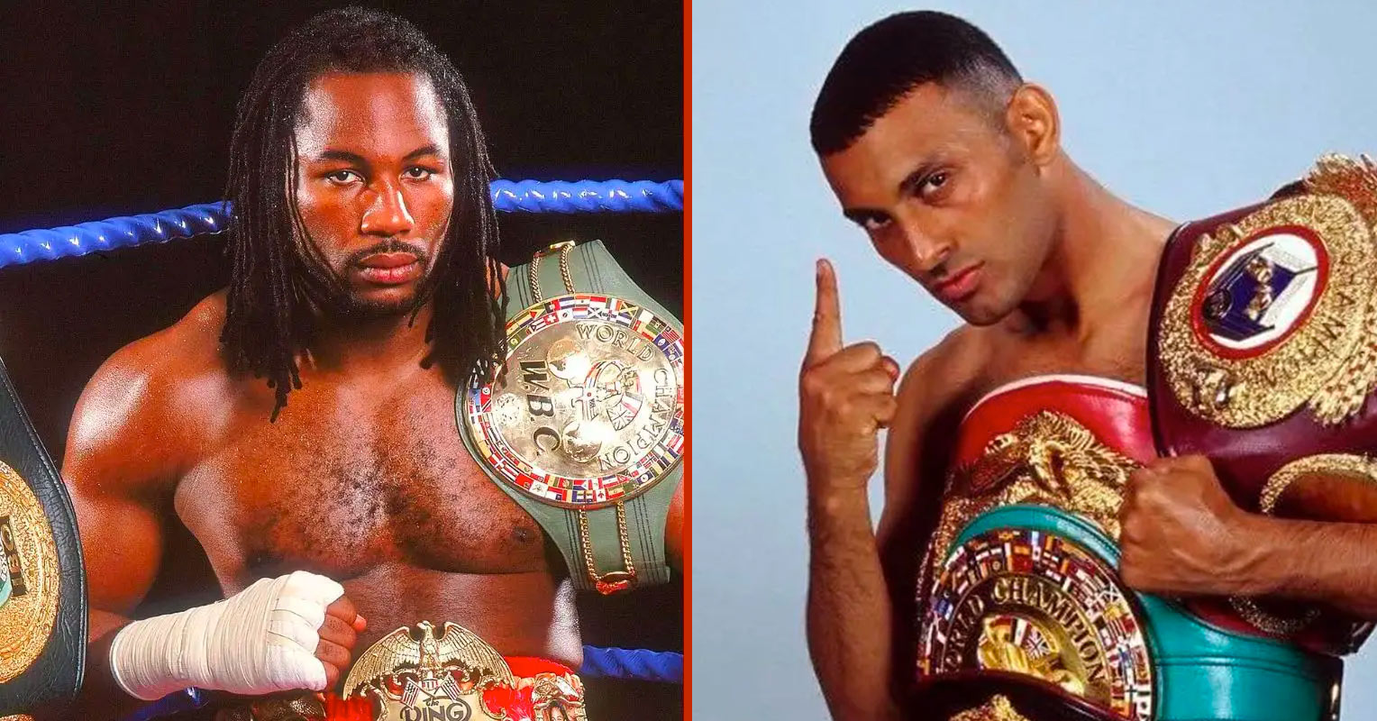 Naseem Hamed Tells Heavyweight Champion To His Face That Lennox Lewis ...