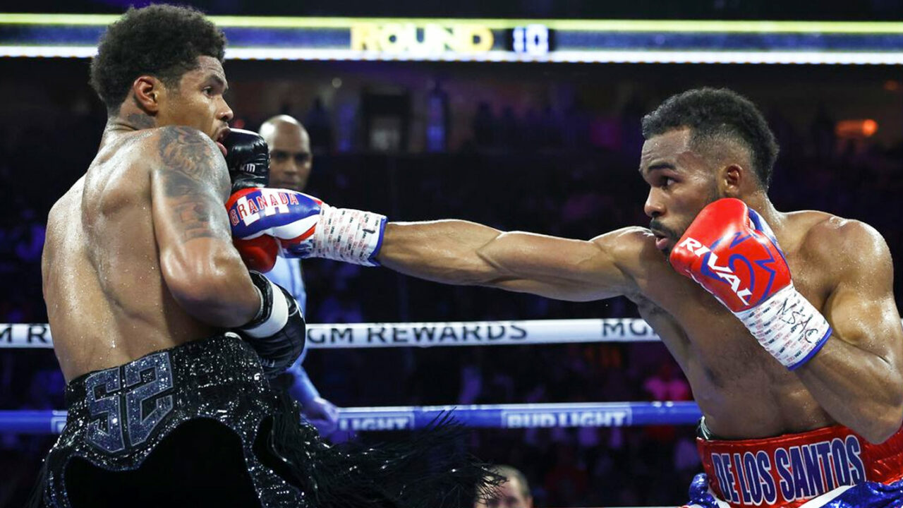 Shakur Stevenson-Edwin De Los Santos Breaks Unwanted 38 Year Punch Record