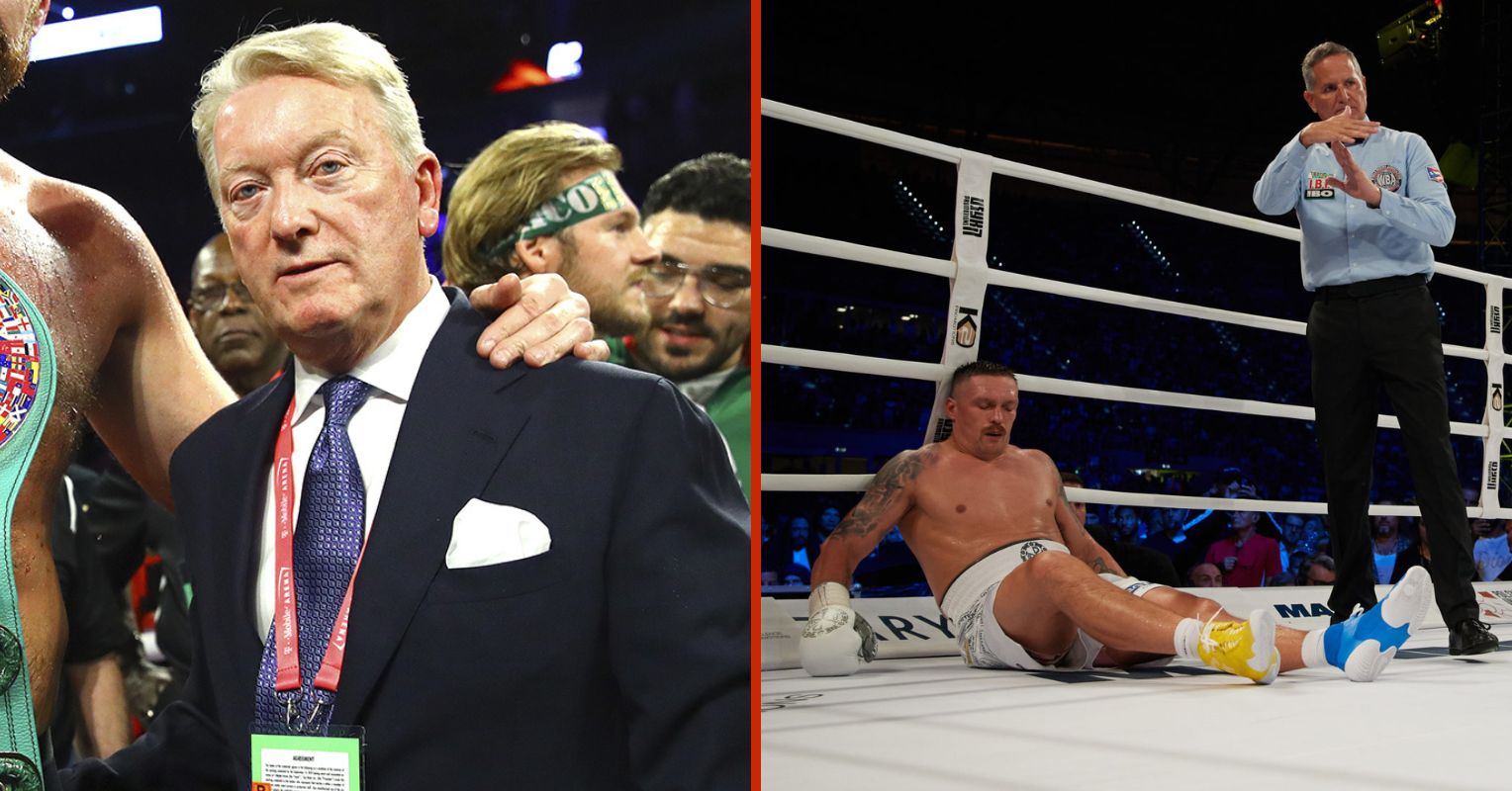 Frank Warren Has Fired Shots At Oleksandr Usyk's Reaction To Body Shots ...