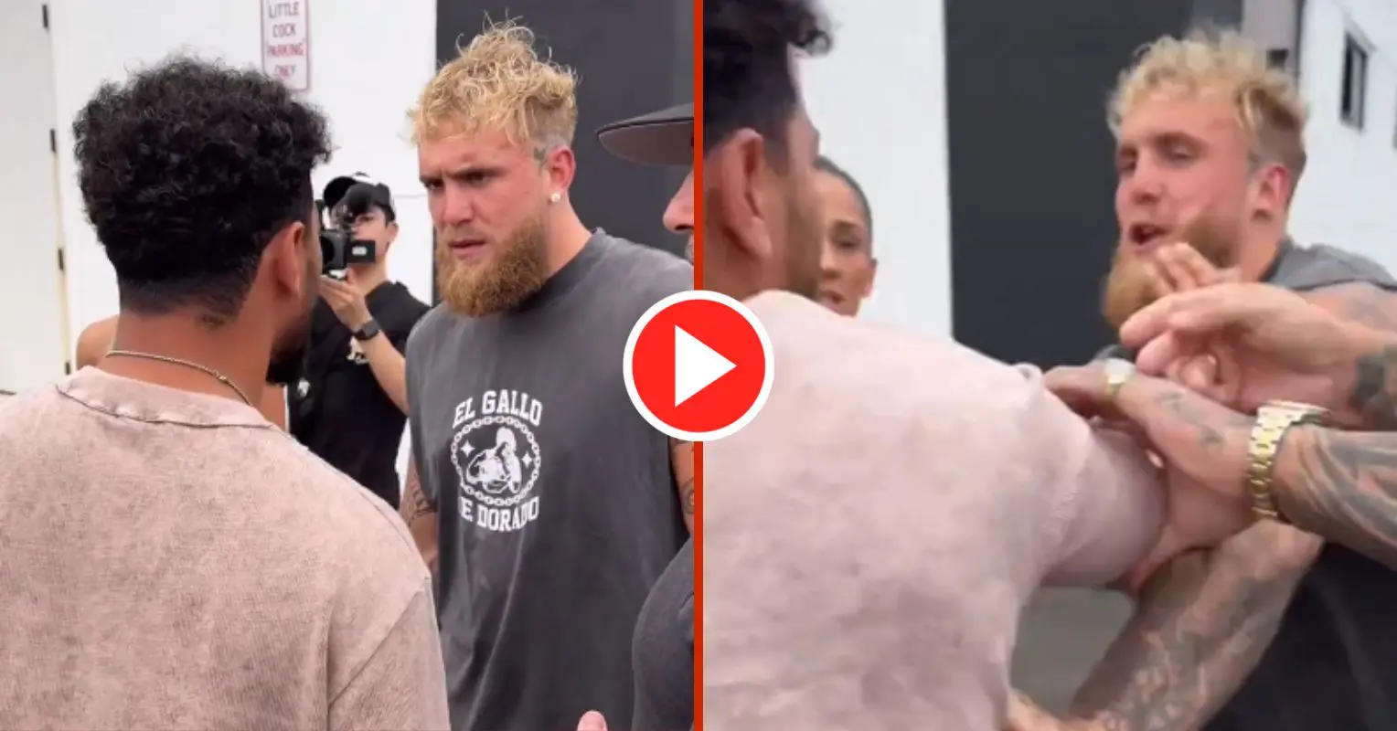 Jake Paul Has Heated Confrontation With Boxer Who Was Set To Fight Amir ...