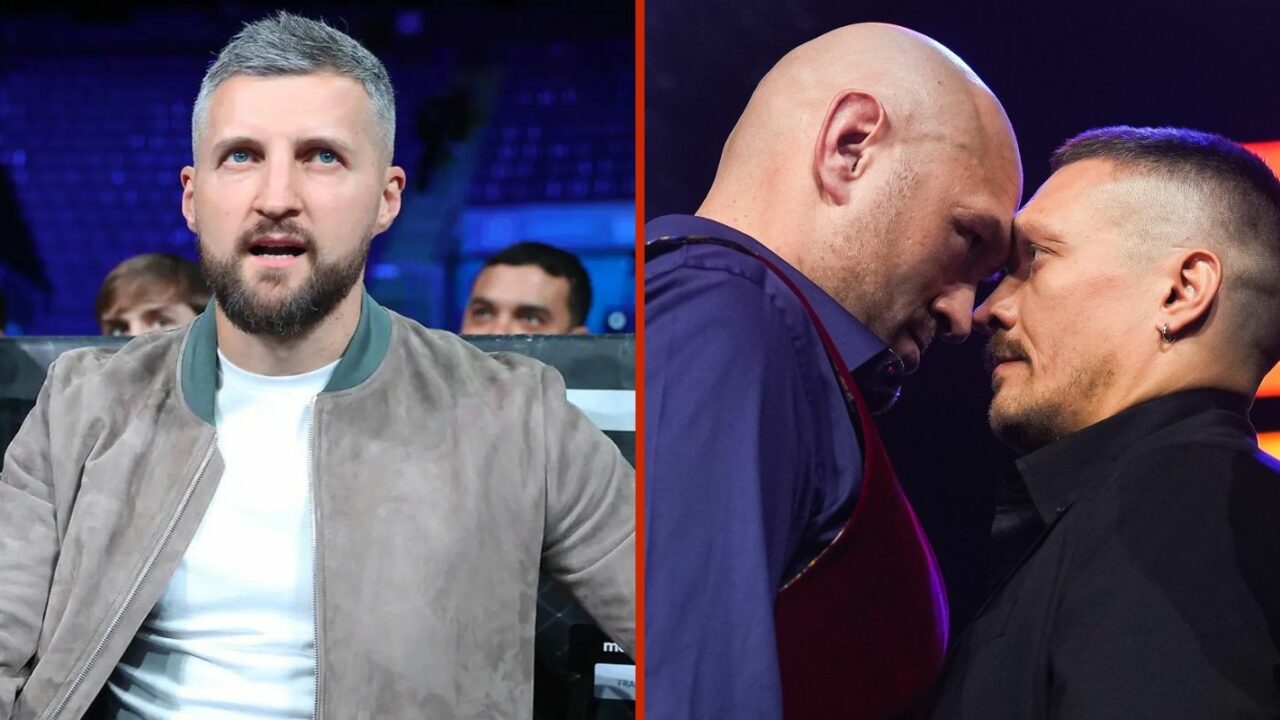 Carl Froch Claims Tyson Fury's Cut To Postpone Oleksandr Usyk Fight Was ...