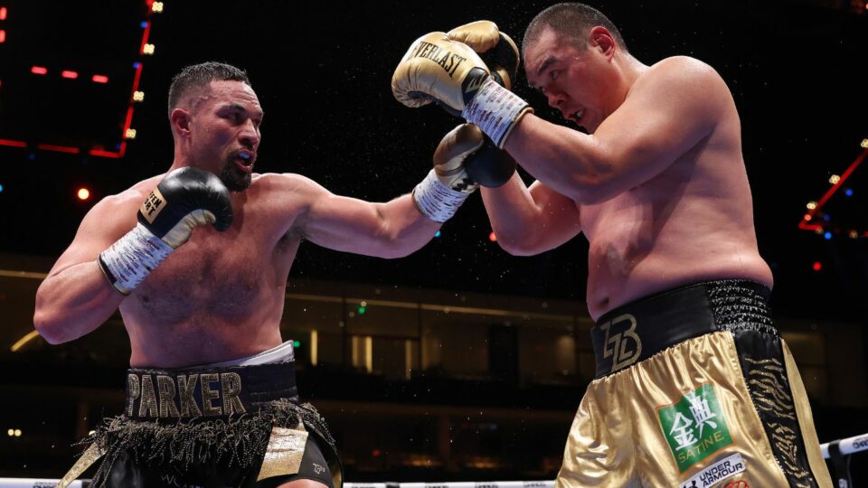 Joseph Parker Defeats Zhilei Zhang On Anthony Joshua vs. Francis ... Joseph Parker Defeats Zhilei Zhang On Anthony Joshua vs. Francis ...