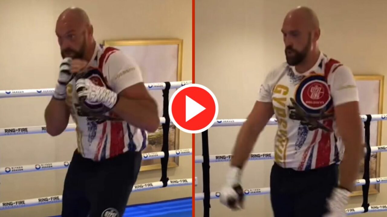 Tyson Fury Shares New Training Footage And Makes Defiant Oleksandr Usyk ...