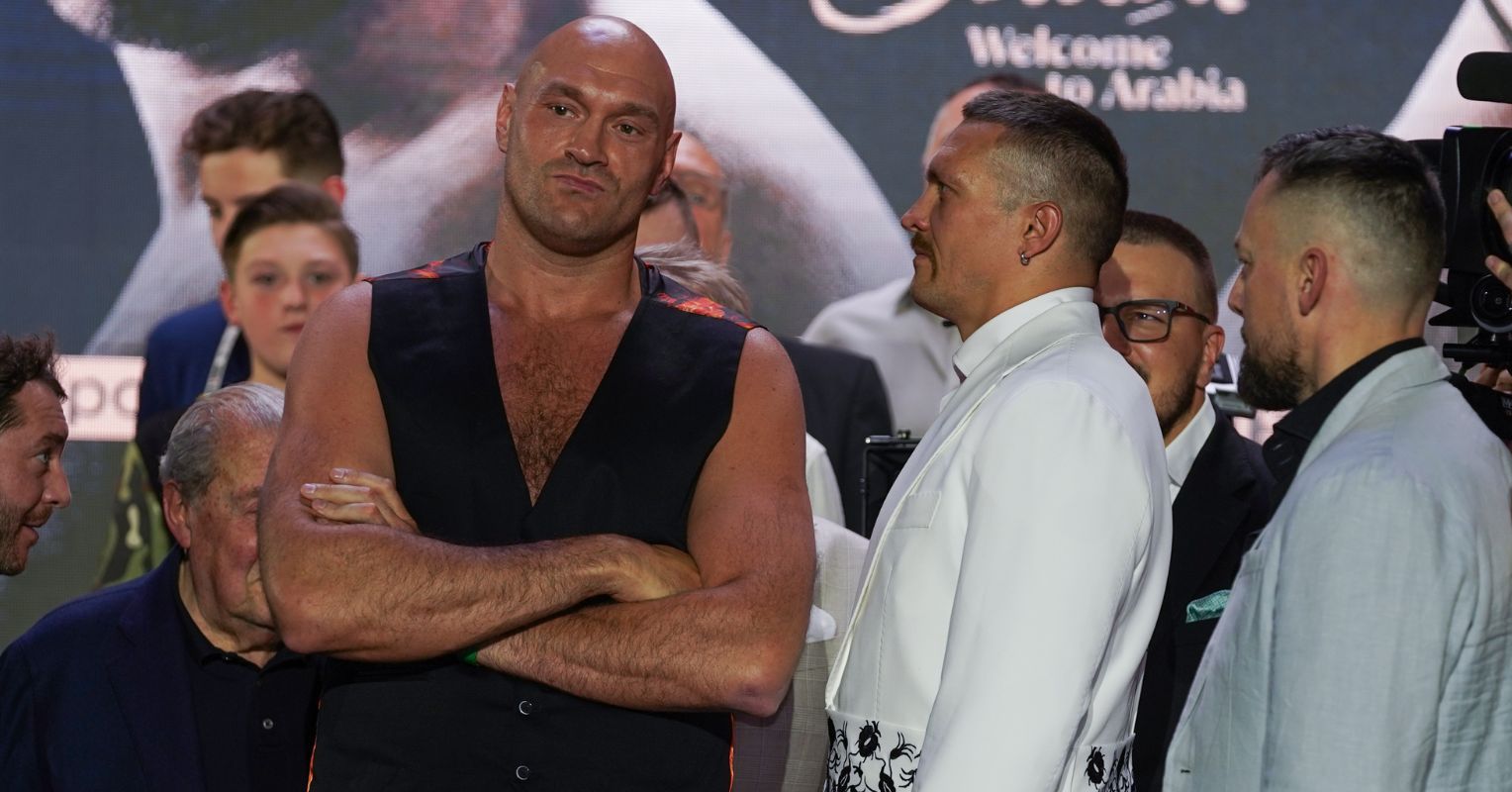 Tyson Fury Answers Why He Didn't Look At Oleksandr Usyk During Staredown